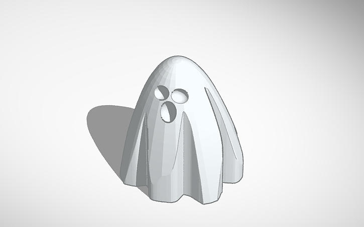 3D design My Very Spooky Ghost - Tinkercad