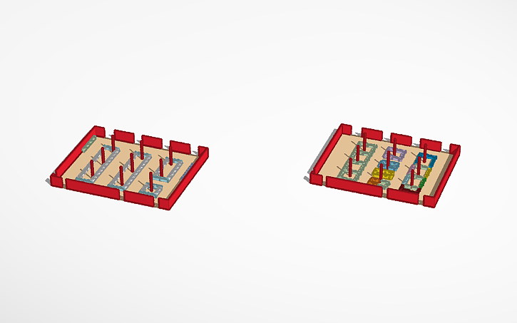 3D design Fairgrounds Layout - iFest - Tinkercad