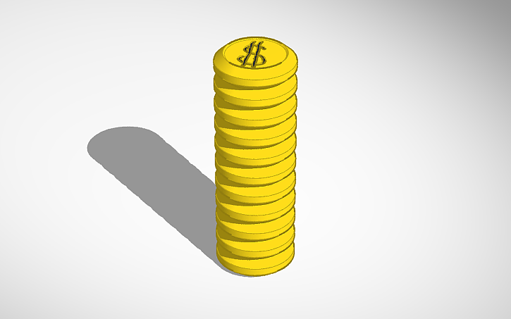 3D design Coins from Charlie CP - Tinkercad