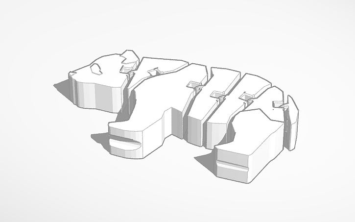 3D design panda - Tinkercad
