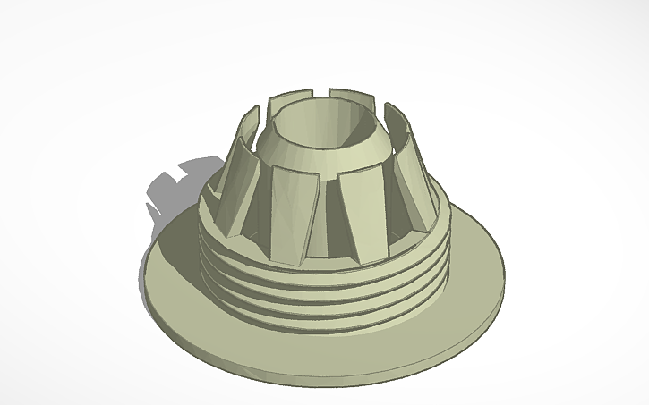 3D design Adapter 2 - Tap connect - Tinkercad