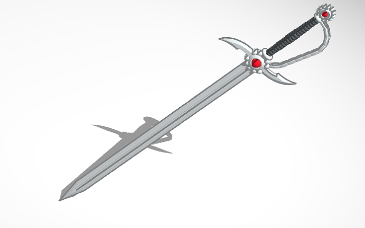 3D design Fantasy Sword - Razor Storm - Tinkercad