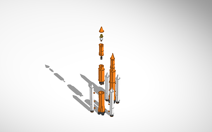 3D design Lądownik - Tinkercad