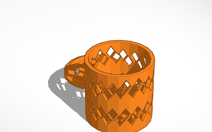 3D design RGB LED shade - Tinkercad