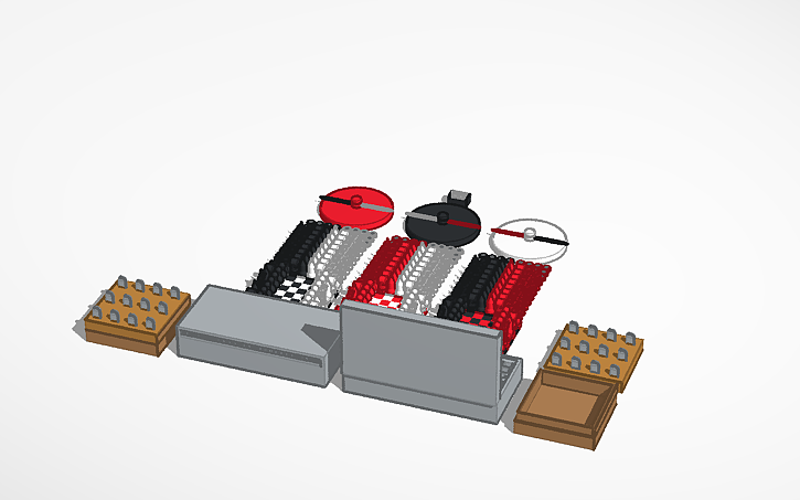 3D design Deluxe Chess And Checkers - Tinkercad