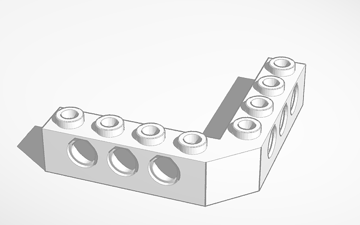 3D design Copy of lego technic peices - Tinkercad