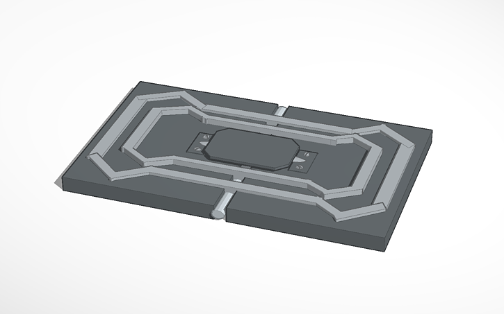 3D design Rainbow six siege: Frost bear trap/ Welcome mat - Tinkercad