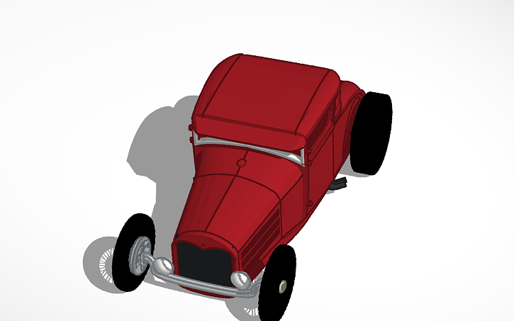 3D design Chad's Hot Rod - Tinkercad