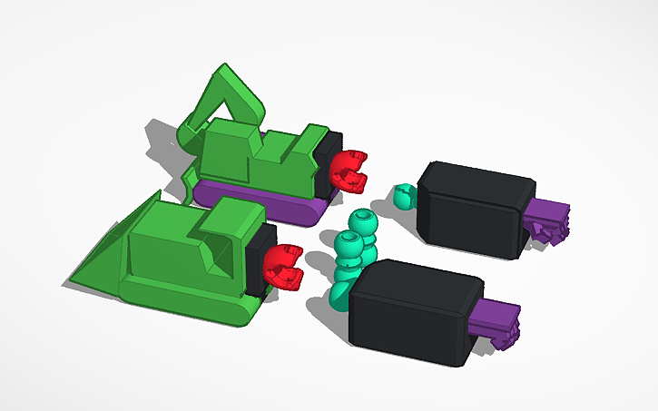 3D design Devastator pt.3 - Tinkercad