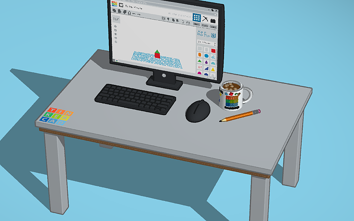3D design Tinkerdesk - Tinkercad