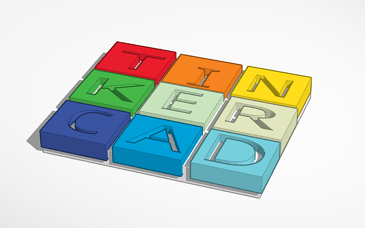 3D design Tinkercad - Tinkercad