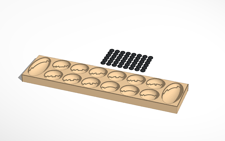 3D design Mangala YB - Tinkercad