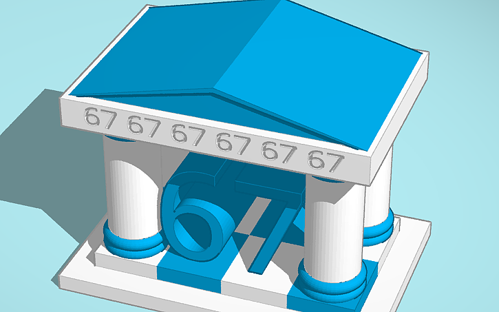 3D design 67 MONUMENT - Tinkercad