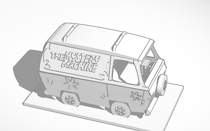 3D design The Mystery Machine - Tinkercad