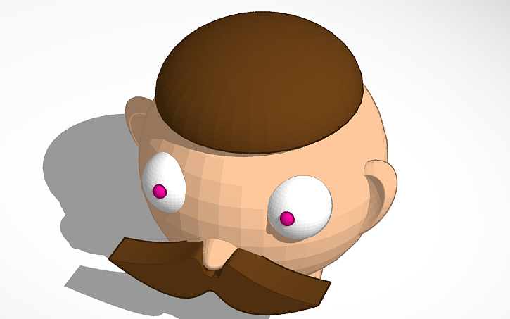 3D design face - Tinkercad