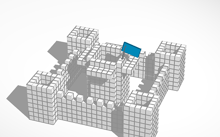3D design Sugar cube fort - Tinkercad