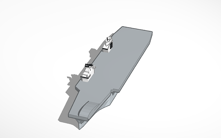3D design Type 001-Class Aircraft Carrier - Tinkercad