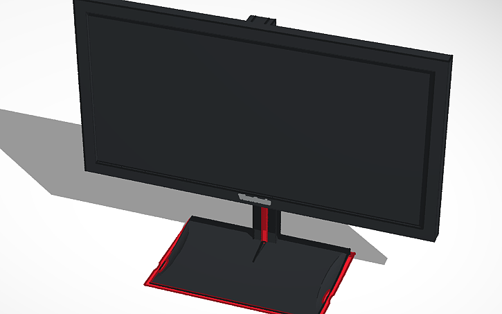 3D design ViewSonic XG2401 Gaming Monitor - Tinkercad