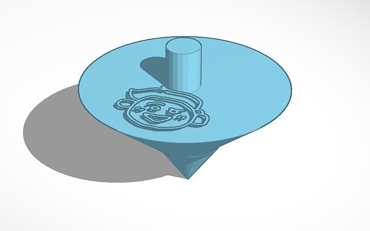 3D design Spinning top - Tinkercad