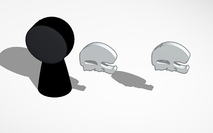 3D design real black sprunki - Tinkercad