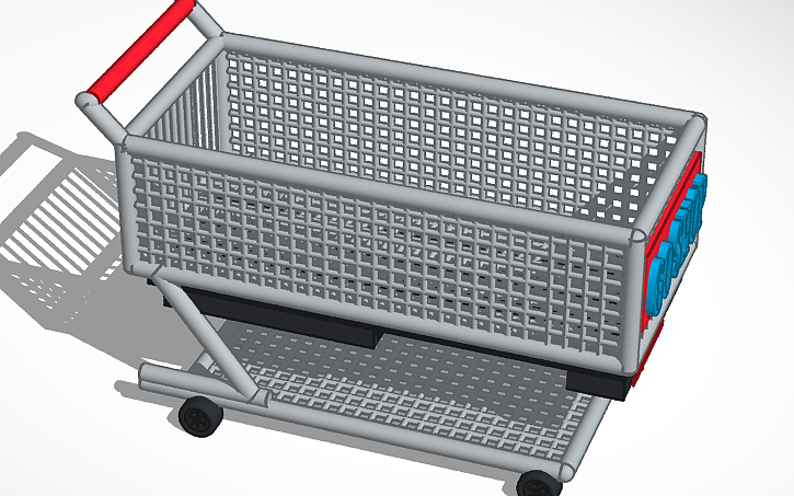 3D design Go Shopping Smart Cart - Tinkercad