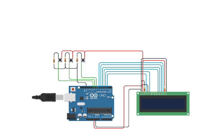 Circuit design Digital-Watch - Tinkercad