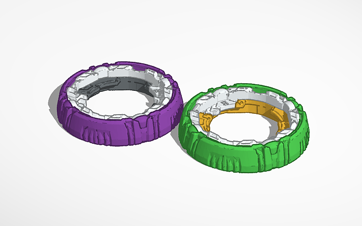 3D design beyblade Oat - Tinkercad