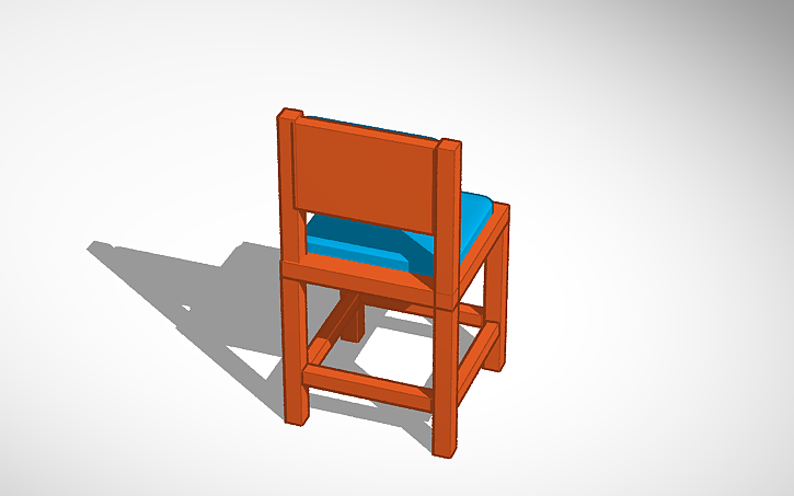 3D design Simple Chair - Tinkercad