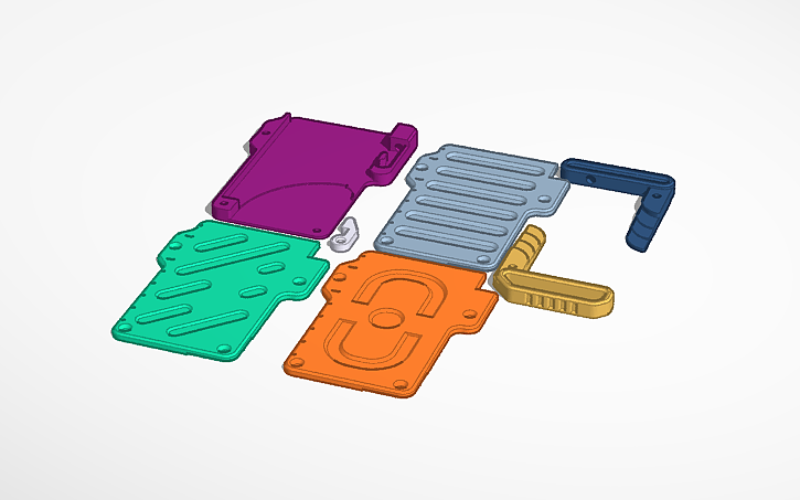 3D design sick wallet - Tinkercad