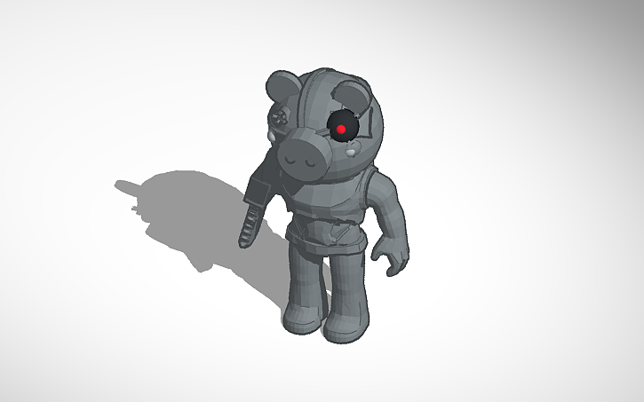 3D design ROBLOX Piggy (Robby) - Tinkercad