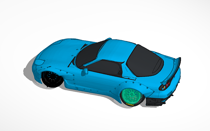 3D design rx7 - Tinkercad