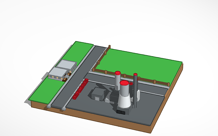 3D design Stinky Nuclear Center - Tinkercad