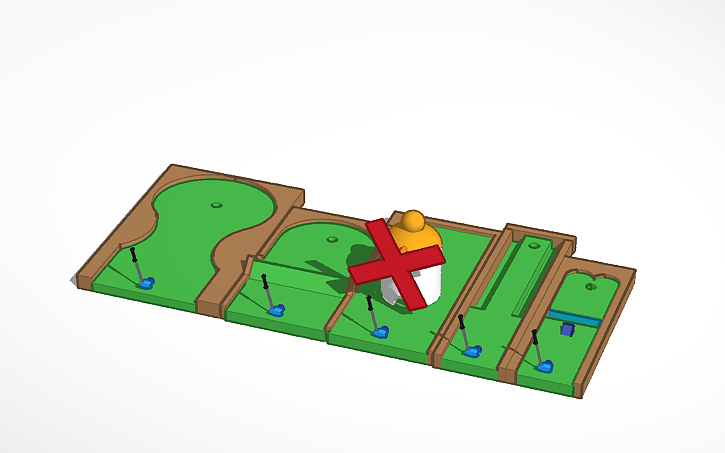 3D design Mini Golf - Tinkercad