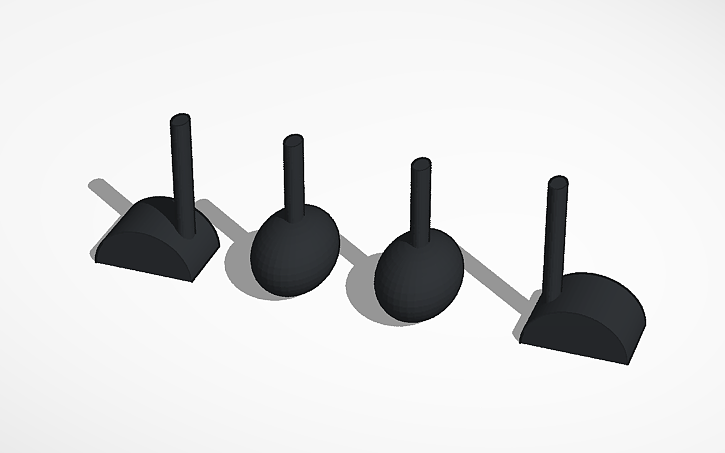 3D design BFDI Limbs - Tinkercad