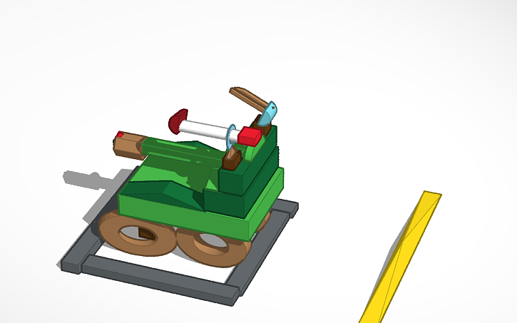 3D design My car/ tank thingy - Tinkercad