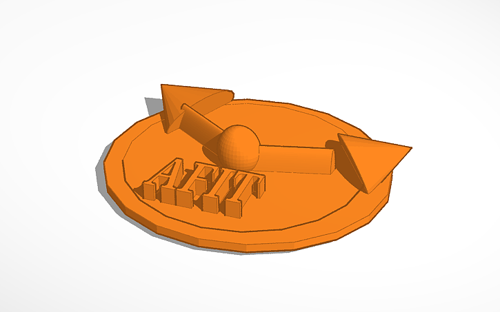 3D design AFIT LOGO - Tinkercad