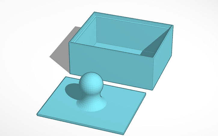 3D design Box and lid - Tinkercad
