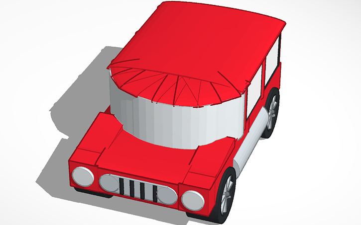 3D design (Easy) Car - Tinkercad