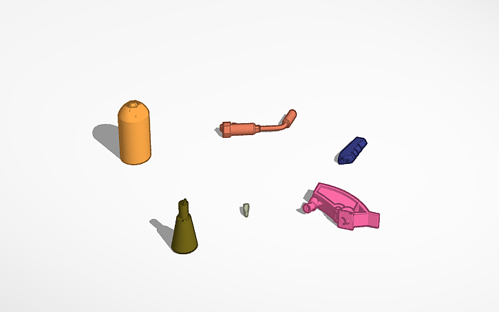 3D design splatoon hero dualies - Tinkercad