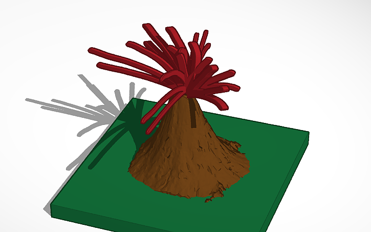 3D design 3d volcano - Tinkercad
