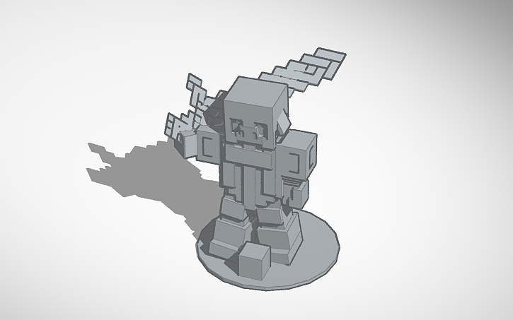 3D design Piglin - Tinkercad