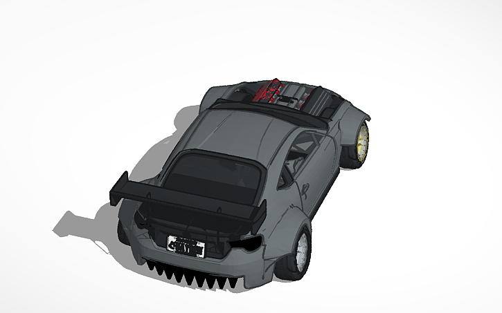 3D design Copy of Greddy V8 Twin Turbo Toyota GT86 - Tinkercad