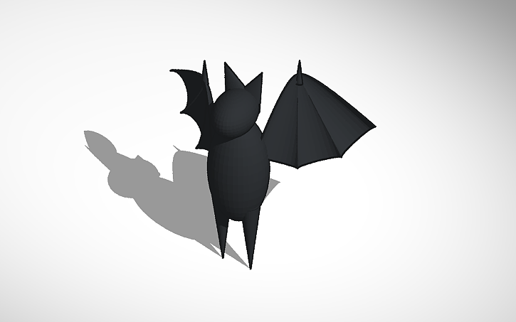 3D design bat - Tinkercad