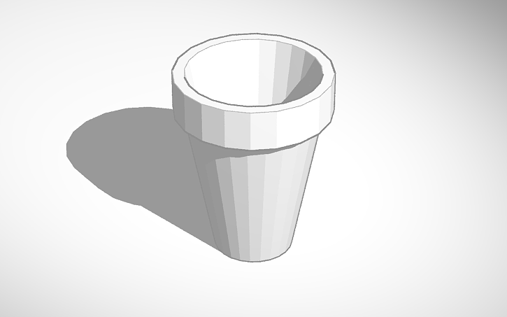 3D design Lean Cup - Tinkercad