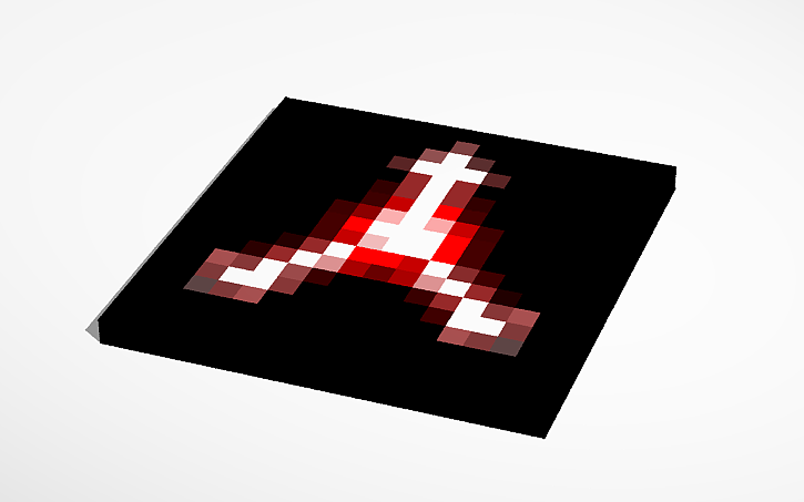 3D design Pixelated profile picture #17 - Tinkercad