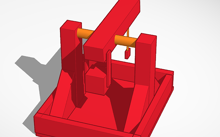 3D design Trebuchet - Tinkercad