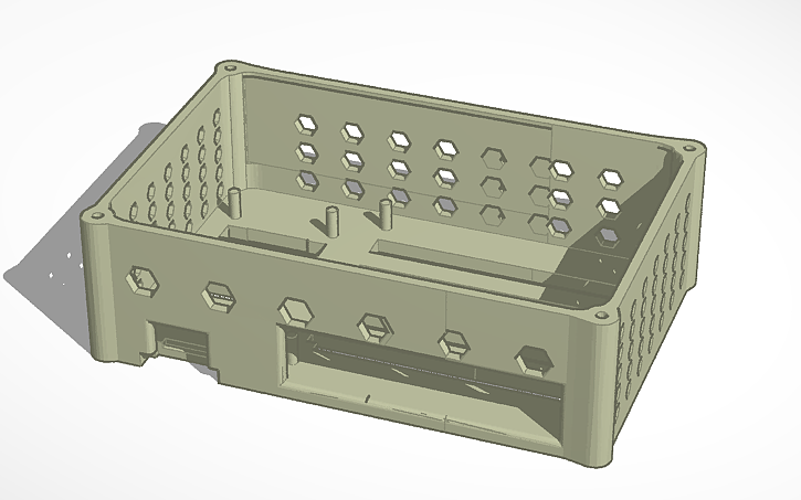 3D design NodeMCU + 4 Solid State Relay Base - Tinkercad