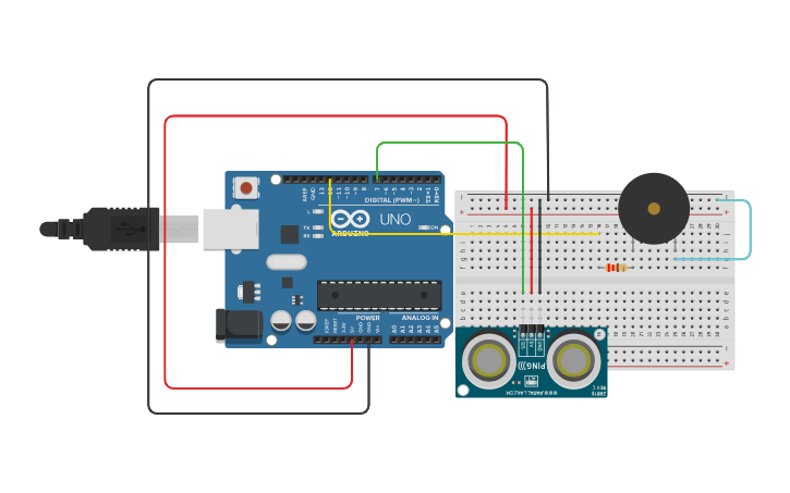Circuit design Medindo distâncias com o sensor de ultrassom (PING ...