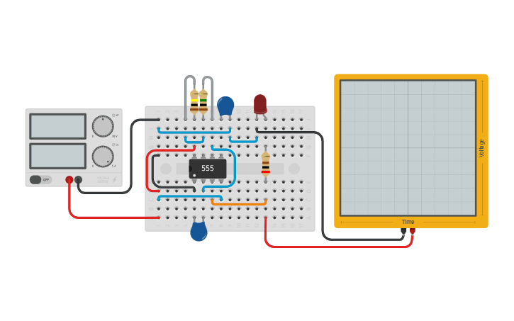 Circuit design Wave Generator - Tinkercad