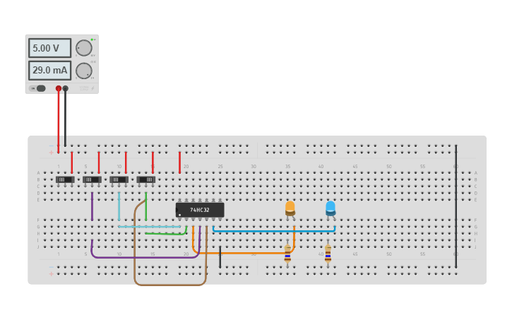 Circuit Design 4 2 Encoder Tinkercad